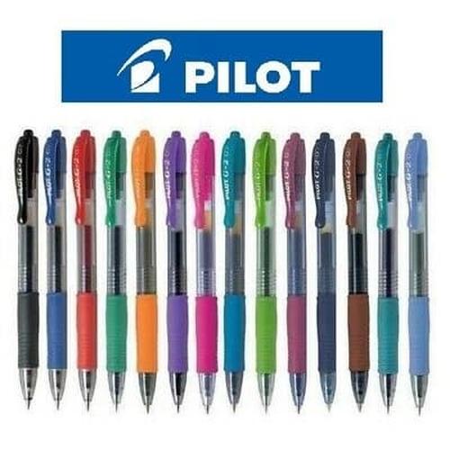 Jual Pilot Pulpen Gel Ink Color Pen G-2 0.7mm BL-G2-7 Fine Berkualitas ...
