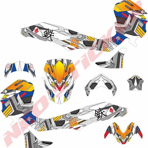 Jual Sticker All New NMAX 2020 Fullbody Gundam Barbatos - Tanpa ...