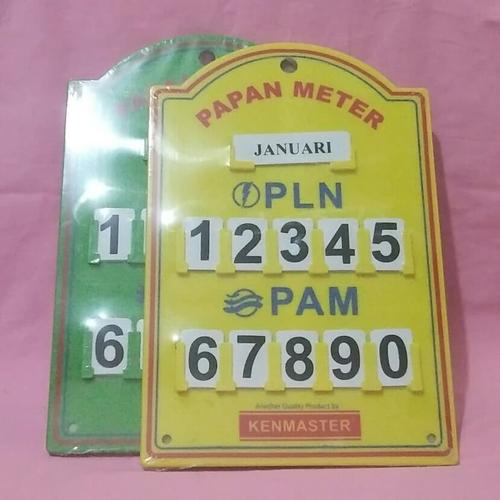 Jual PAPAN METER PLN PAM KENMASTER FIBER PAPAN METER LISTRIK AIR RUMAH ...