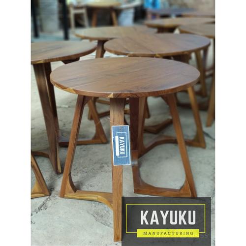 Jual meja bulat kayu, meja bulat cafe - Kab. Jepara ...
