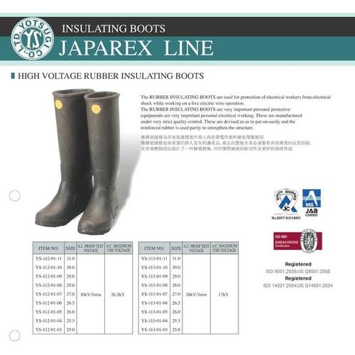 Jual Sepatu Kerja Safety Tahan Tegangan Listrik Original Yotsugi 20000 ...
