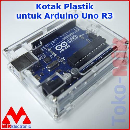Jual PLASTIC SHELL TRANSPARENT BOX KOTAK PLASTIK ARDUINO UNO R3 ...