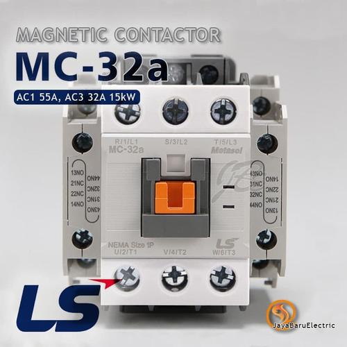 Jual Kontaktor / Contactor LS MC-32a MC32a 110V 220V 380V AC Coil - 220V - Jakarta Barat - Sinar ...