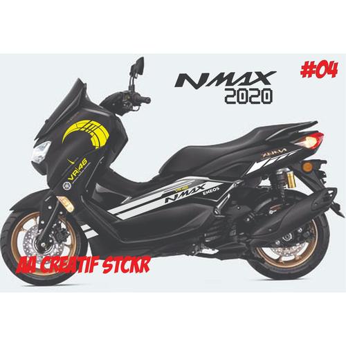 Jual cutting sticker strip nmax 2020 sun mon vr 46 custom - Kab ...