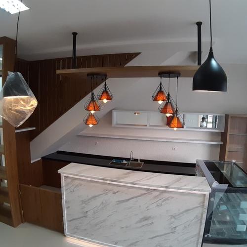 Jual Desain Meja Bar Interior Caffe Minimalis HPL Custom Murah ...