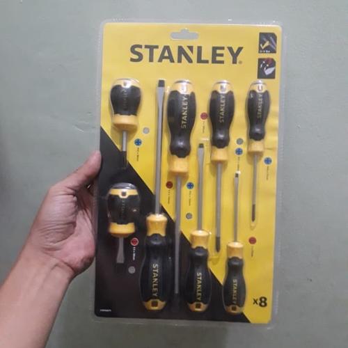 Jual Obeng Set Stanley ( STMT66673 ) Cushion Grip S/Driver Set 8pc ...