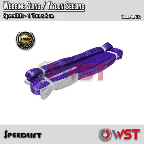 Jual Webbing Sling/ Nylon Seling 1 Ton x 2 m SPEEDLIFT - Made in UK ...