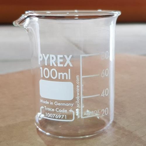 Jual PYREX IWAKI GLASS BREAKER LOW FORM, GRAD WITH SPOUT, 100ML, PN1000 ...