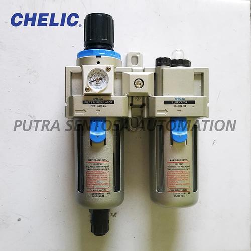Jual 2 COMBINATION AIR SERVICE UNIT 3/8" AUTO DRAIN CHELIC NFC-400-03-A ...