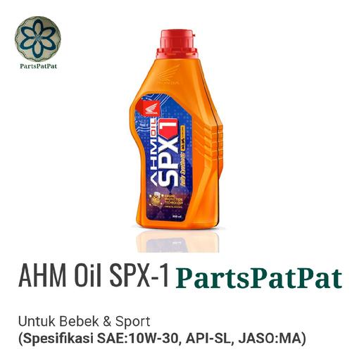 Jual OLI MESIN AHM OIL OLI SPX1 SPX 1 SPX-1 1.2LT 1200ML 10W30 10W-30 ...