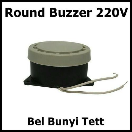 Jual Round Buzzer 220V AC Bel Sekolah RUMAH Kantor Bunyi Tett - Kota ...