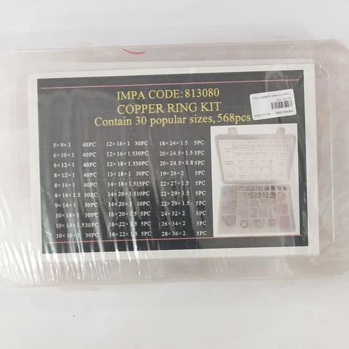 Jual Copper Washer Set/ Copper Ring Kit / Ring Tembaga @568Pcs - Kab ...