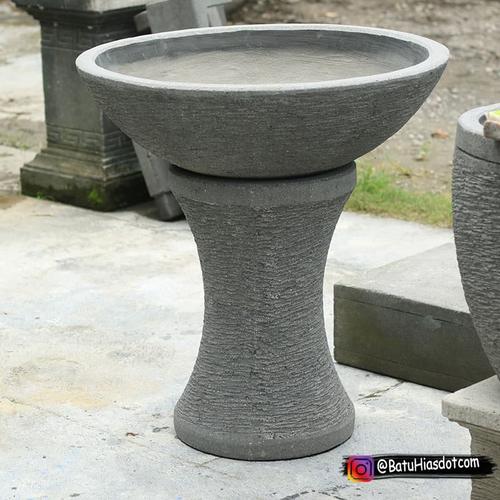 Jual FREE ONGKIR JABODETABEK Pot dan Stand Bunga Teratai Batu Cetak D ...