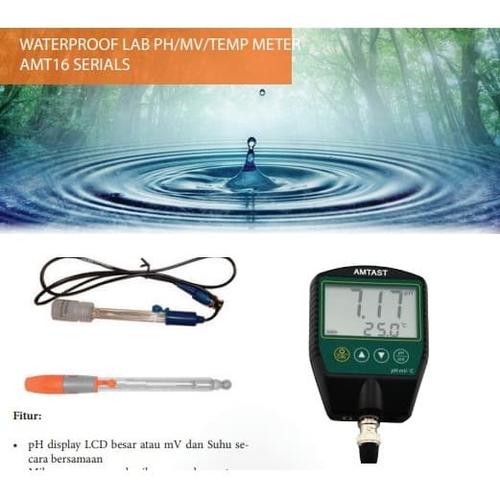 Jual Lab PH Meter Multifungsi AMT16 Alat Pengukur pH / mV / Temperatur ...