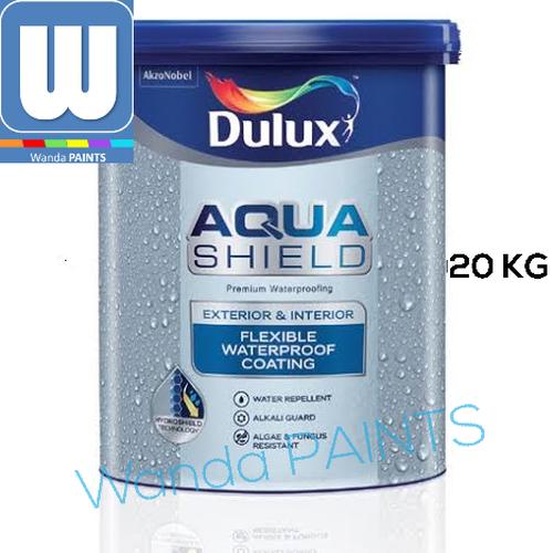 Jual DULUX AQUASHIELD Cat Waterproof Anti Bocor (20 KG) - Putih ...