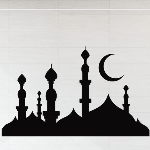Jual Stiker Masjid Sticker Dingding Rumah Sticker Kaca Rumah Kantor ...