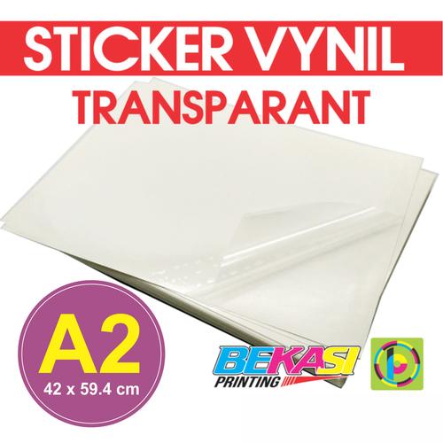 Jual Sticker Vynil Transparan / Stiker Bening / Transparant A2 420x594 ...