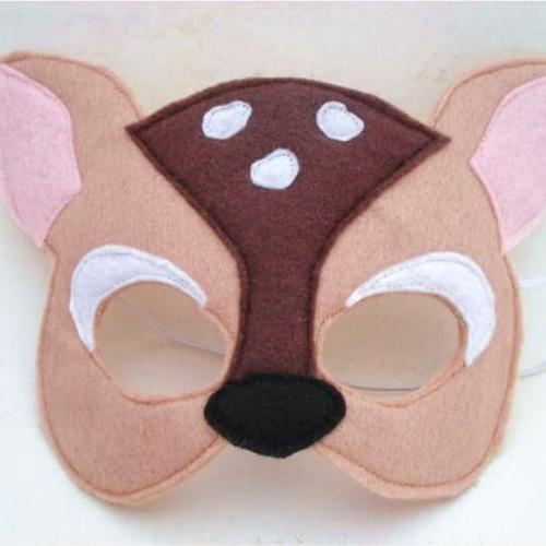Jual Topeng Hewan Kancil Rusa Deer Kostum Mask Felt Teater Drama Anak ...