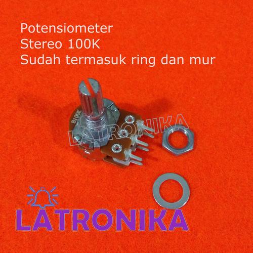 Jual Potensiometer Stereo 100K Potensio 100 K Potentiometer Variable ...
