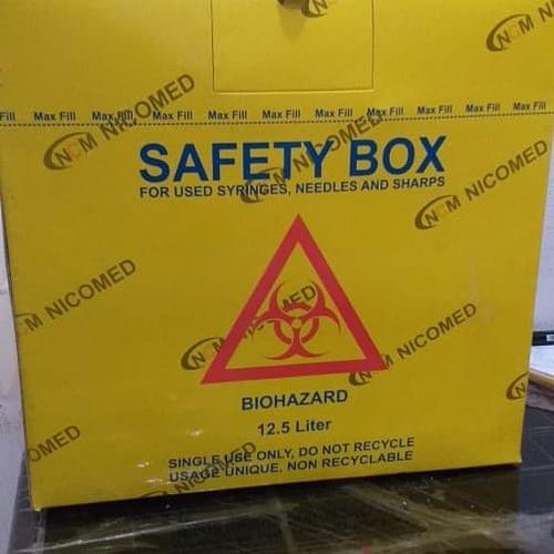 Jual Safety Box Bio Hazard /Box Biohazard Tempat Sampah Medis 12.5 ...