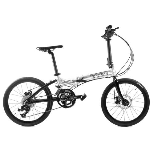 Promo FOLDING BIKE PRO ACTION EAGLE SERIES POLISHED METAL 20 INCH 2020 ...
