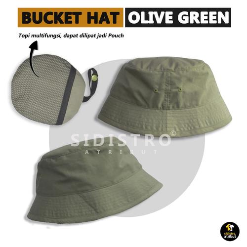 Jual TOPI BUCKET HAT WARNA KREM - HITAM - HIJAU OLIVE - NAVY - Kota ...