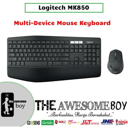 Promo Logitech MK850 Wireless Bluetooth Keyboard Mouse M720 Combo Flow ...