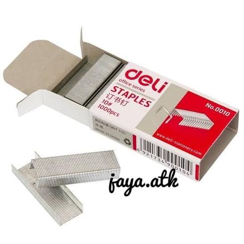 Jual ISI STAPLES NO 10 DELI REFILL ISI ULANG STAPLER STAPLES NO 10 ...