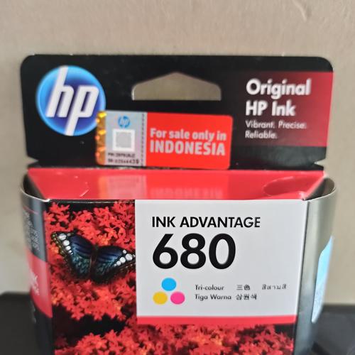 Jual TINTA CARTRIDGE PRINTER HP 680 COLOUR 100%ORIGINAL - Jakarta ...