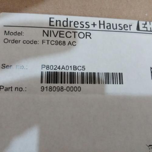Jual NIVECTOR FTC 968 AC Endress+Hauser kondisi new box - Kota Cimahi ...