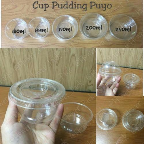 Jual Cup pudding 240ML Cup Puding Puyo + Tutup - Kota Tangerang ...