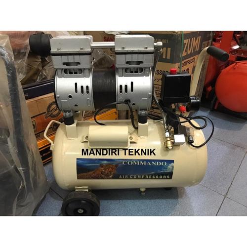 Jual Kompresor angin oilless 1HP COMMANDO / Air Compressor Oilless 1HP - Kota Medan - Mandiri ...