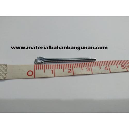 Jual Split Pin Diameter 2.3mm Panjang 1 inch Pasak Penahan Penjepit Pcs ...