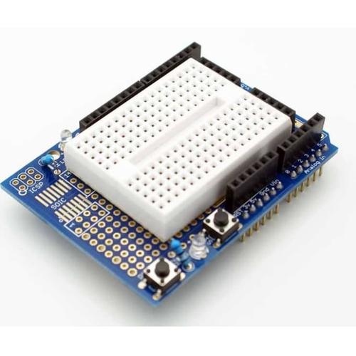 Jual Arduino Proto shield with breadboard button shield - Kota Depok ...