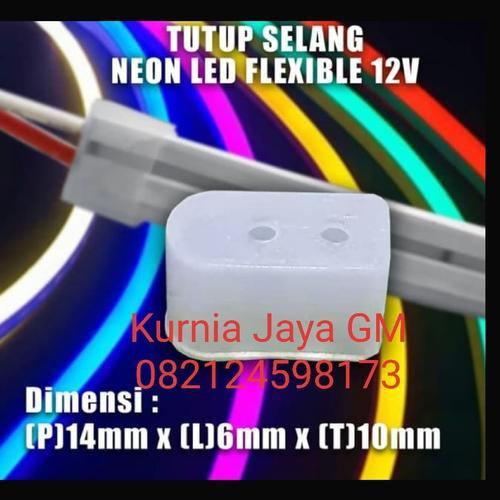 Jual Tutup Lampu Selang Neon Flex / Penutup Lampu Neon Flexible LED 6mm ...
