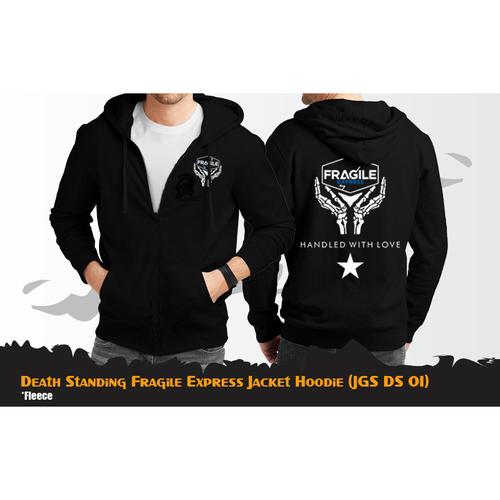 Jual Jaket Game Death Stranding Fragile Express Black Hoodie JGS DS 01 ...
