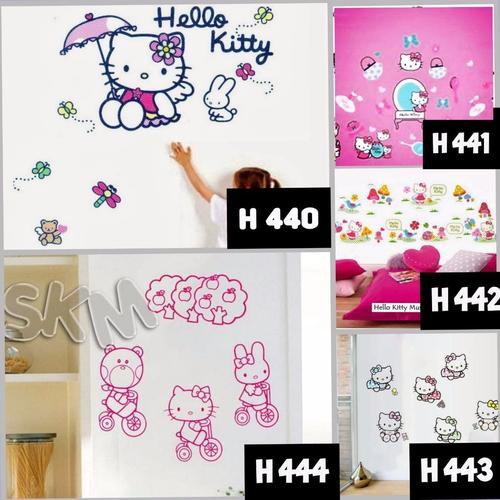Jual WALLSTICKER STIKER DINDING HELLO KITTY H 440 441 442 443 444 ...