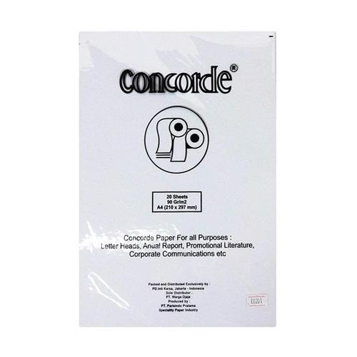 Jual KERTAS CONCORDE 220 GR A4 PUTIH (PAK ISI 10 LBR) - Jakarta Utara ...