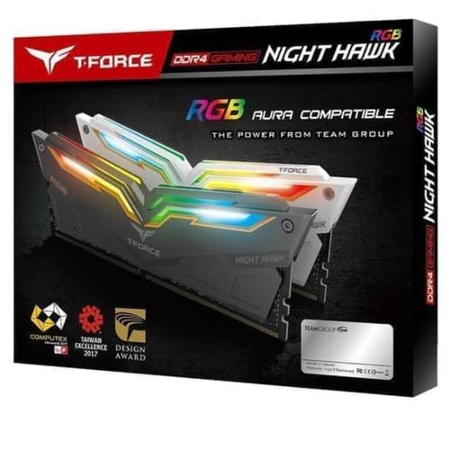 Promo Team Night Hawk Black DDR4 32GB (2x16GB) 3600MHz ...