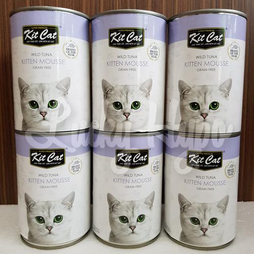 Jual Makanan Kucing Kaleng/ Catfood Kaleng Kit Cat Tuna Kitten Mousse ...