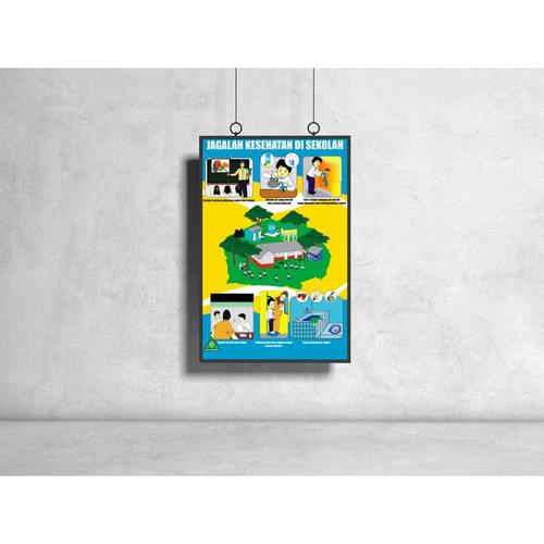 Jual Poster kesehatan Menjaga kesehatan lingkungan - 40 x 60 cm - Kota ...