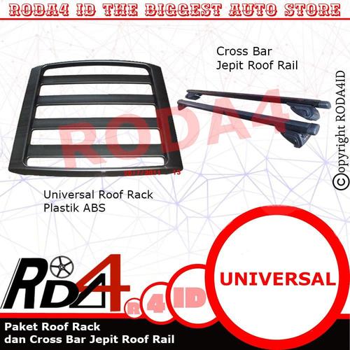 Jual Paket Rak Bagasi dan Cross Bar Jepit Roof Rail Rush / Terios New ...