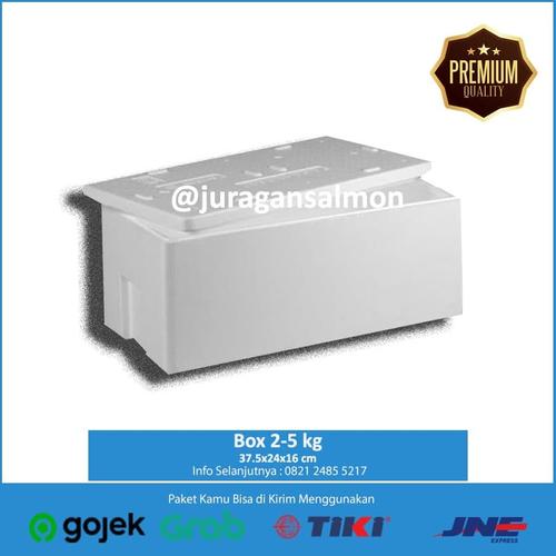 Jual Styrofoam box 2-5 kg / Styrofoam ikan segar/ cool box/ice box ...