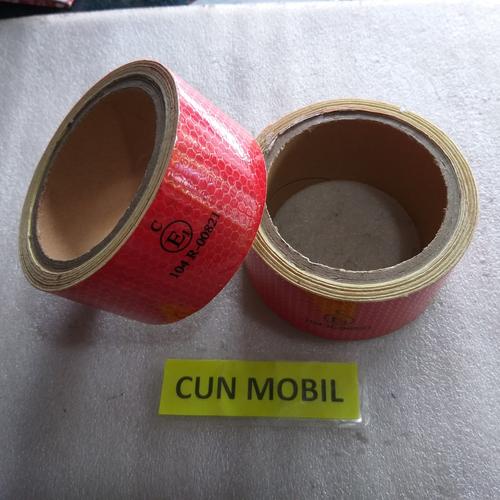 Jual Sticker scotlite merah untuk mobil box dll Lebar 5 cm panjang 5 ...