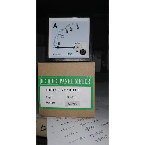 Jual Ampere Meter , Analog Meter CIC (Ampere MI 72(direct arus 40-60A ...
