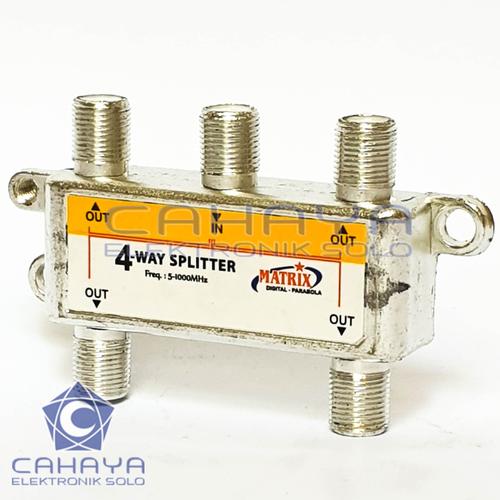 Jual Splitter 4 Way Matrix SP-4F Frekuensi 5-1000Mhz - Evinix - Kota ...