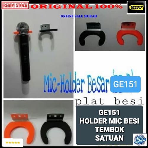 Jual GE151 ORIGINAL 100% Holder mic besi tembok dinding stand mik wall ...