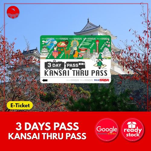 Jual Kansai Railway Pass 2/3 Days | Kansai Thru Pass - 2 Hari, Anak ...