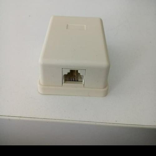 Jual Roset Telepon rj 11/ Rosette / Box Terminal 1 Lubang RJ11 telfon ...
