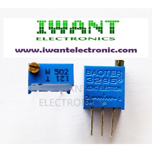 Jual MULTI TURN 5K 502 MULTI TURN 3296W 502 5K OHM TRIMPOT 502 5K OHM ...